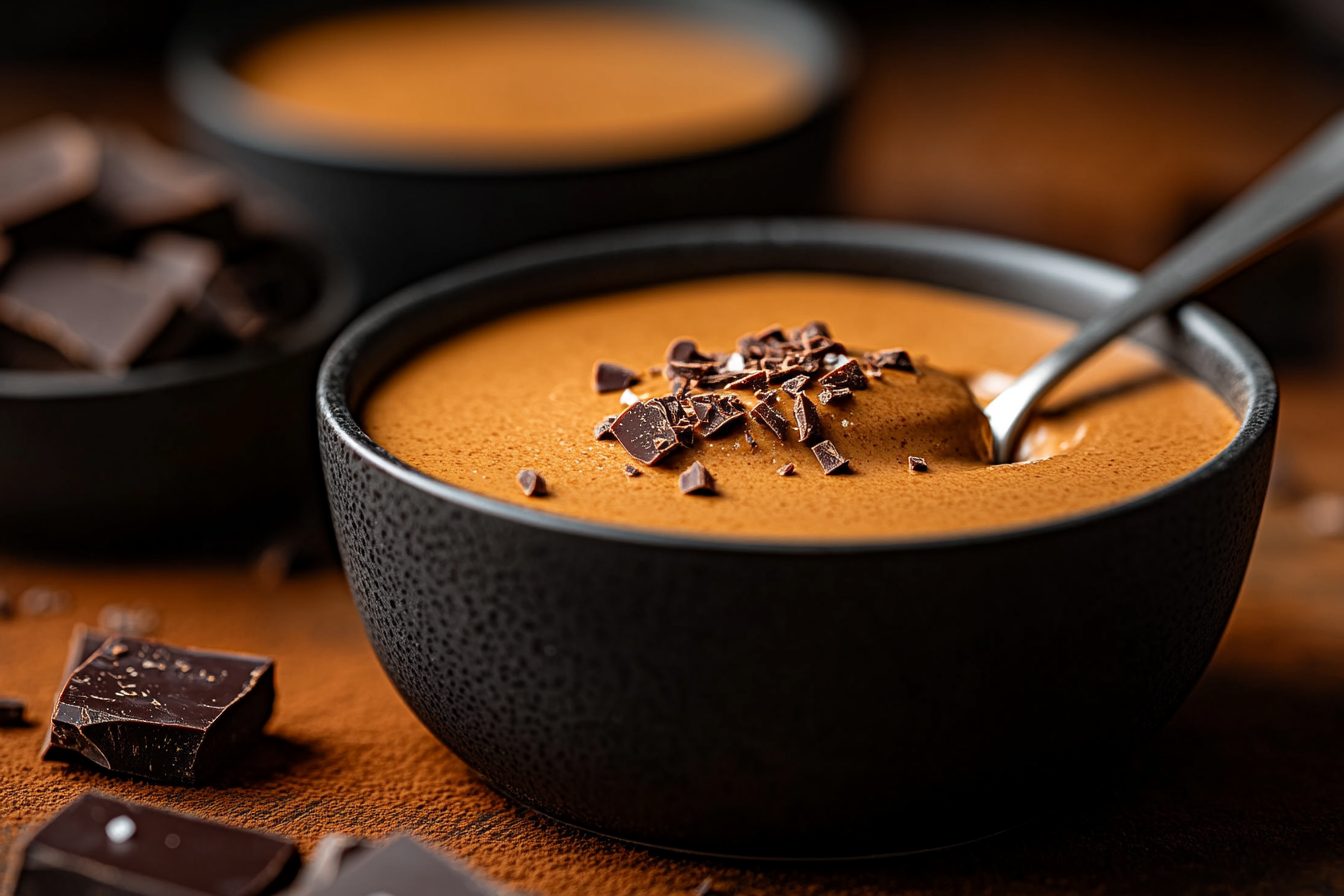 Veganes Mousse au Chocolat mit Aquafaba – Luftig, schokoladig & ohne Ei